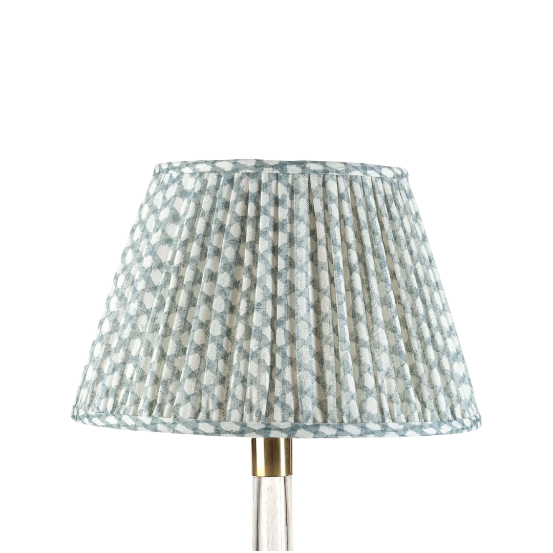 Fermoie Light Blue Wicker Lampshade – Tyler + Tate
