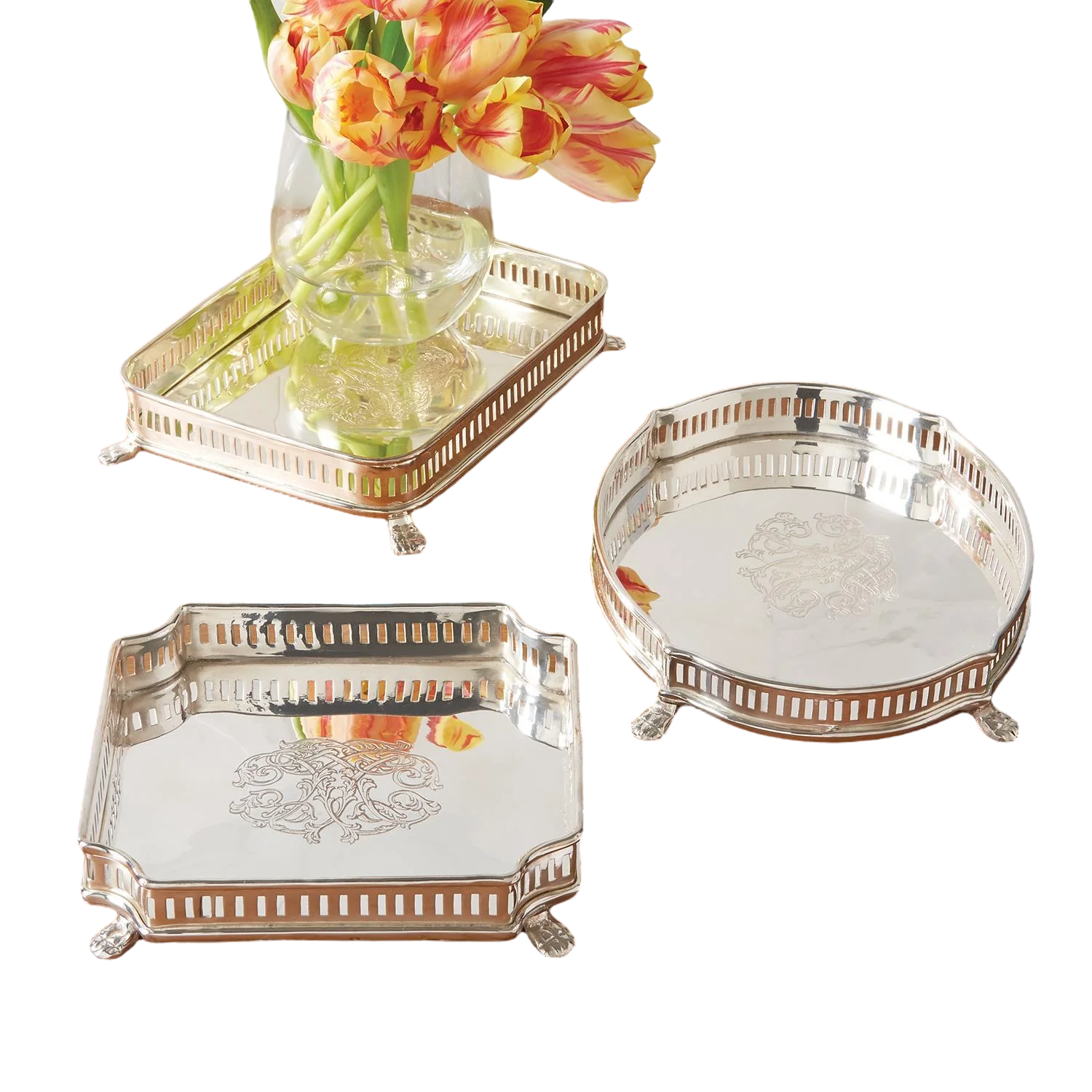 Silver Galway Trays – Tyler + Tate