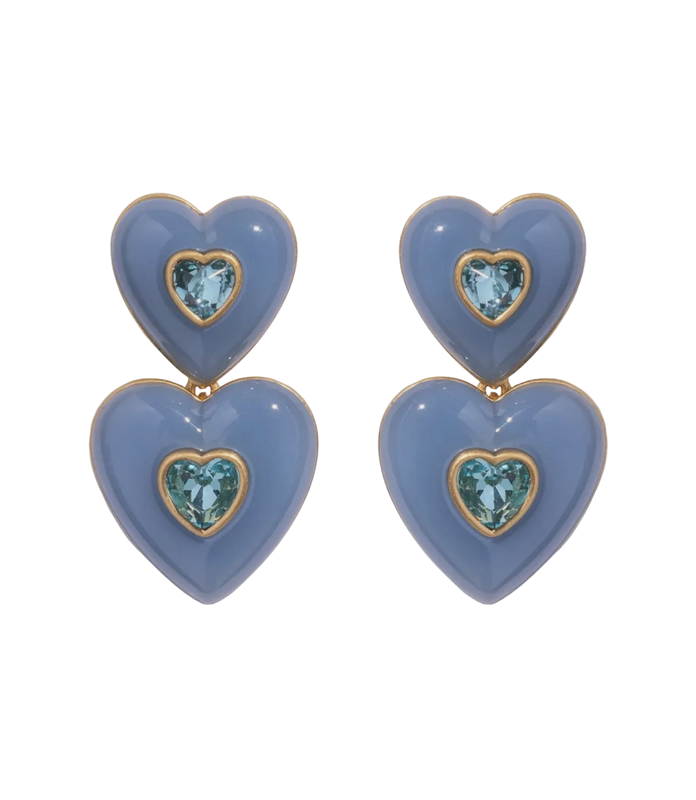 Elodie Heart Drop Earrings – Tyler + Tate