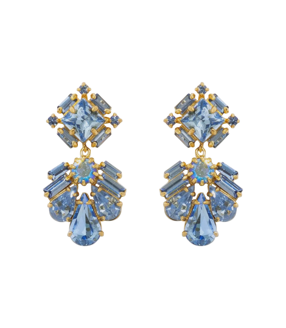 Eugenie Earrings in Light Sapphire – Tyler + Tate